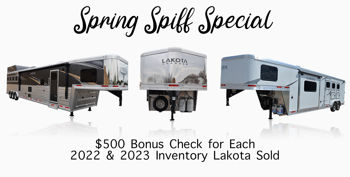 Lakota 2024 Spring SPIFF – America’s #1 Sold Living Quarters Horse ...